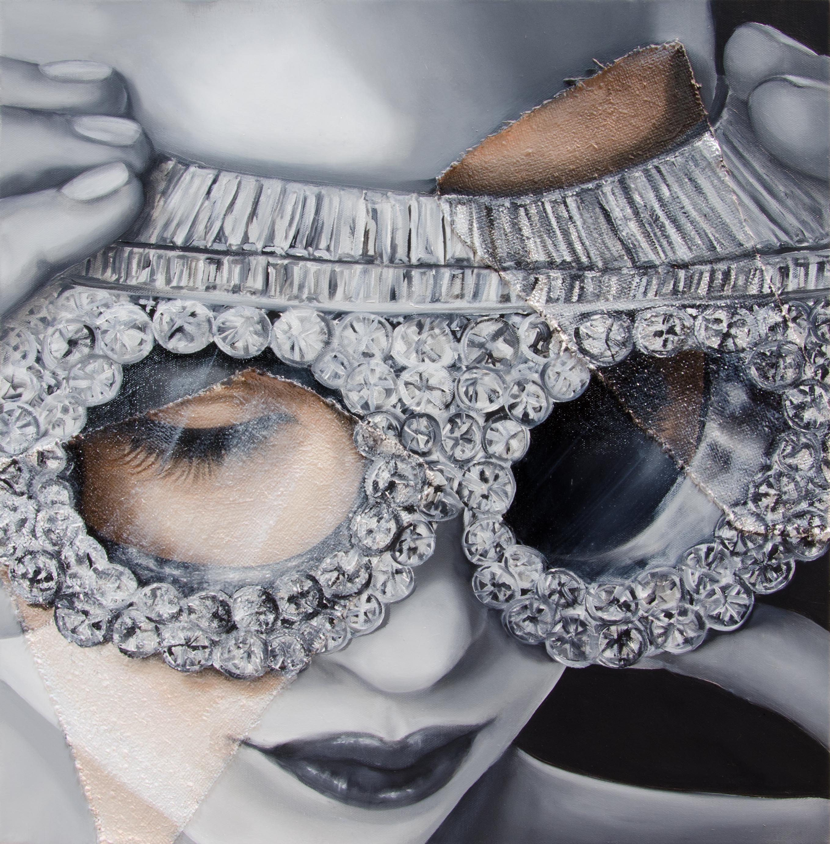 001.A Different Perspective I. Mixed Media. 20 x 20 – Contemporary Art ...